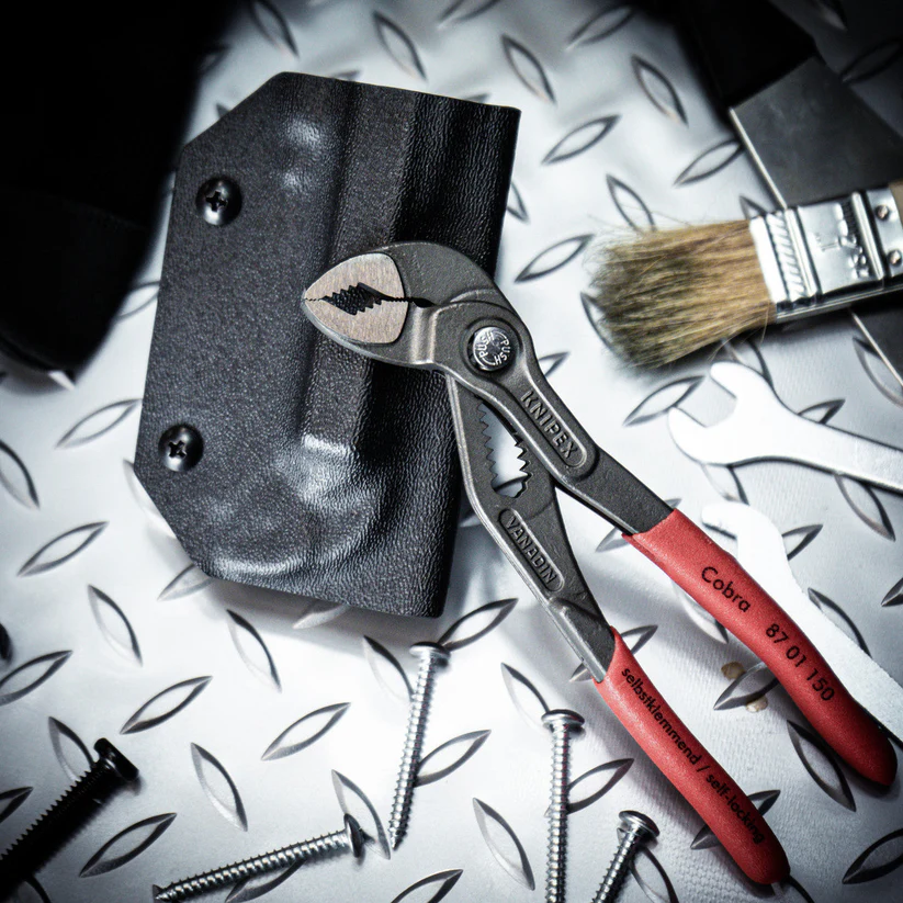 clip and carry Kydex Sheath for the Knipex Cobra 150 Pl