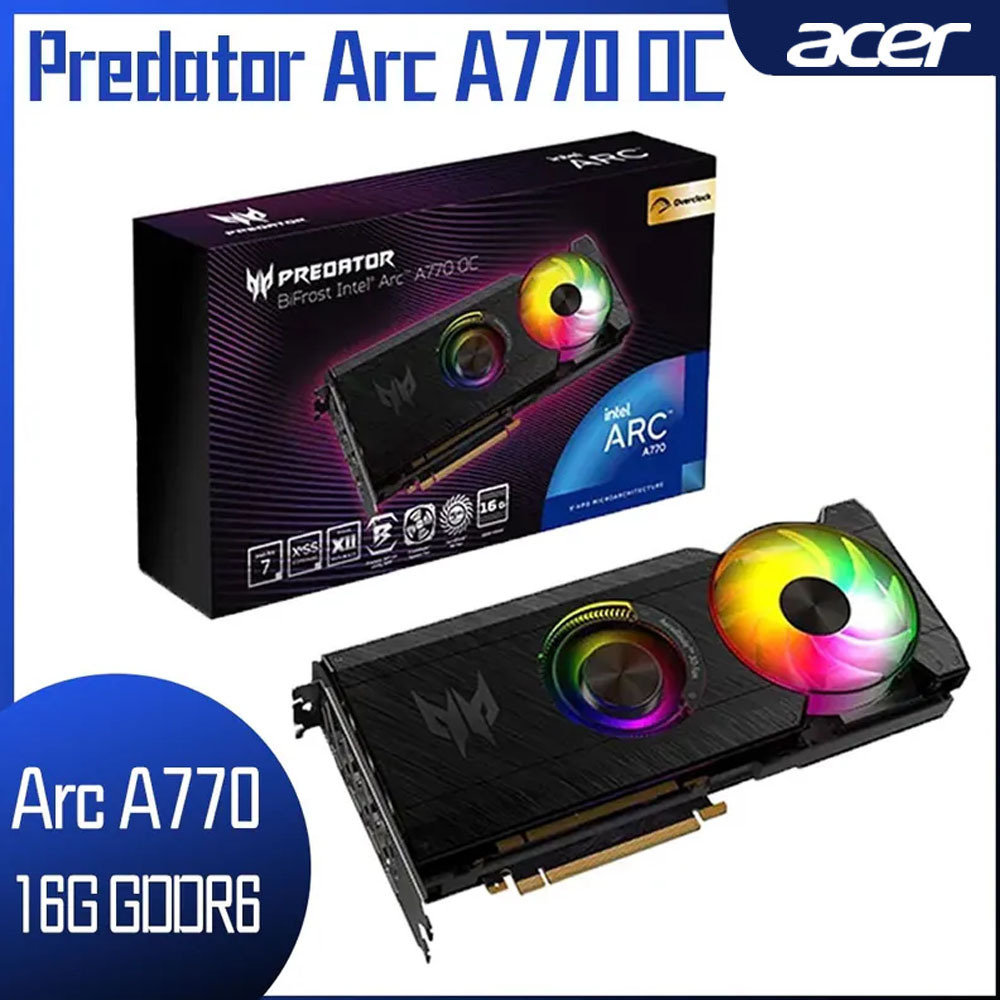 ACER 宏碁 Predator BiFrost Intel Arc A770 OC 16G - 驊哥電腦