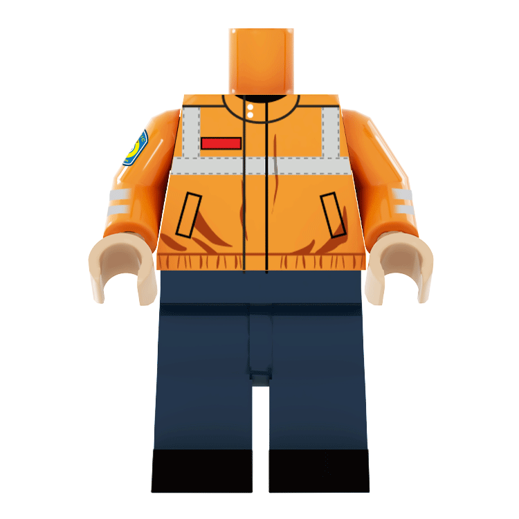 LEGO消防及救護人仔