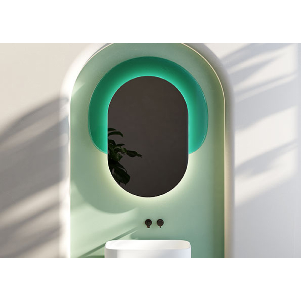 Nalu Lumenit®邊框LED浴鏡