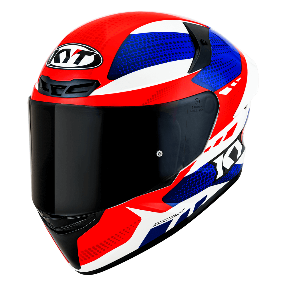 KYT TT-COURSE 34 gear blue red 全罩式頭盔
