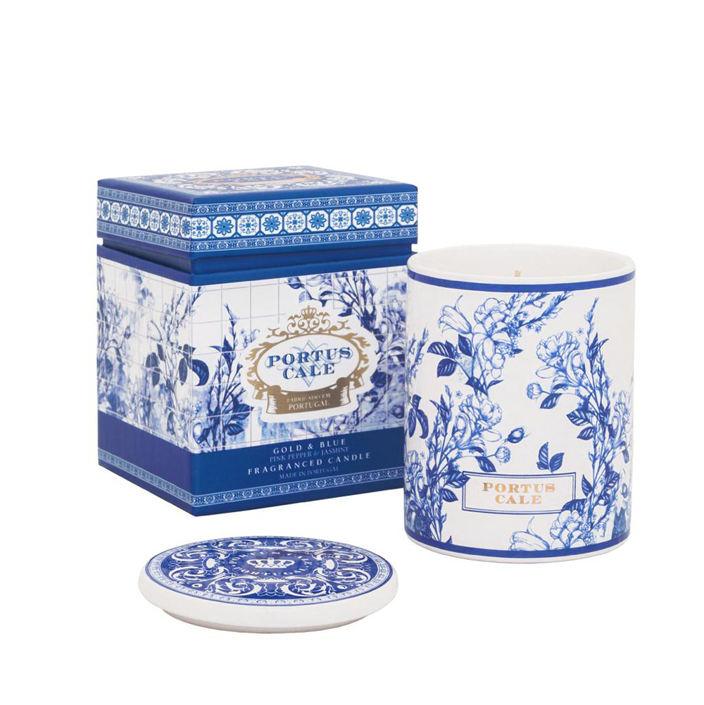 PORTUS CALE - GOLD & BLUE - CANDLE