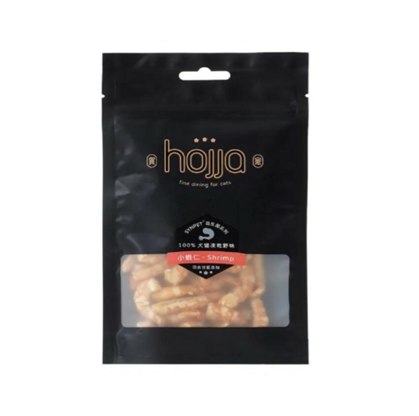 hojja 賀家 100%純粹野味 益生菌系列-小蝦仁凍乾
