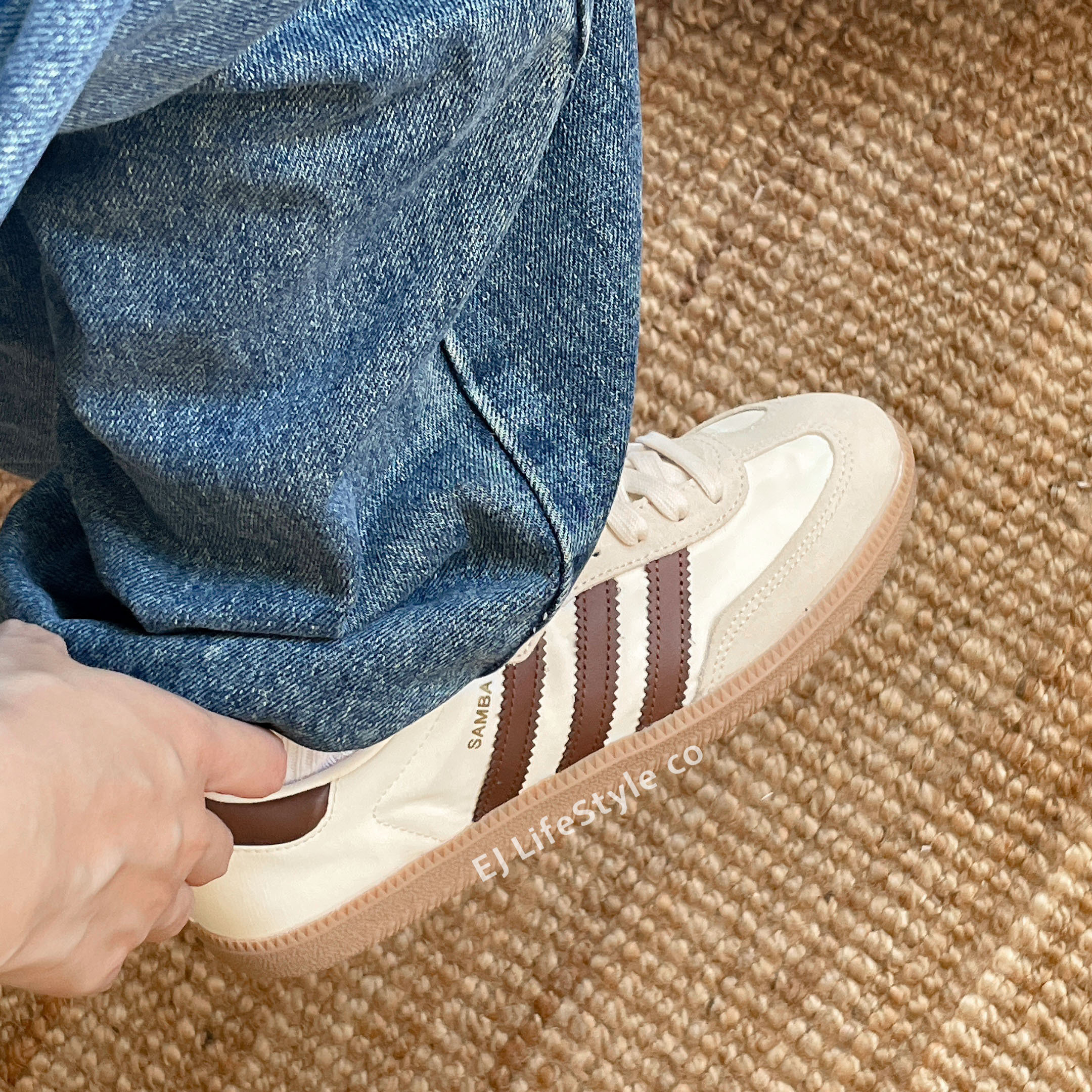 ADIDAS SAMBA OG 奶茶棕 奶茶色 巧克力色 咖啡色 焦糖底 絲綢 布面 男女鞋 ID1447