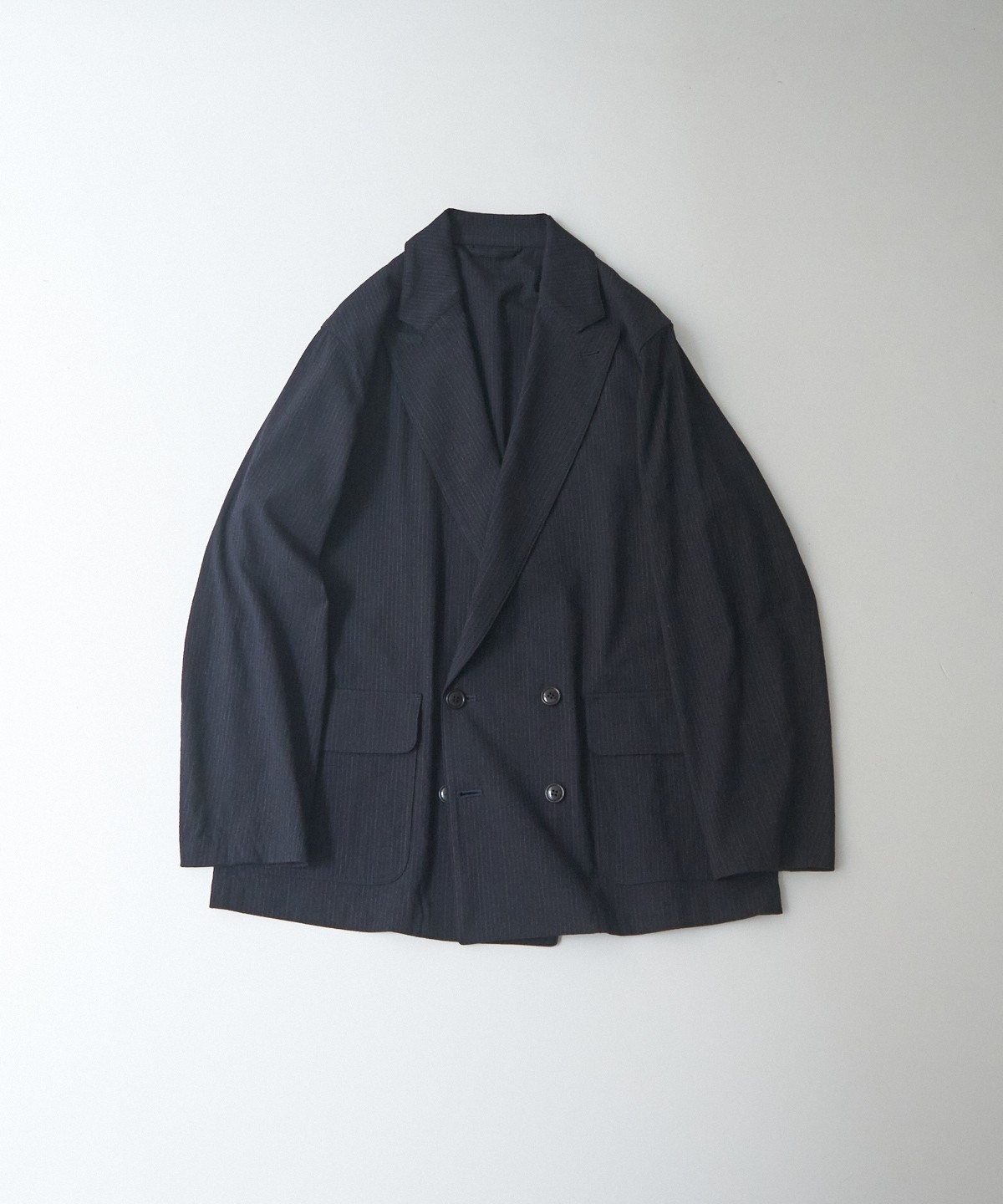 NEST ROBE CONFECT - Silk Wool Cotton Linen Nep Stripe D