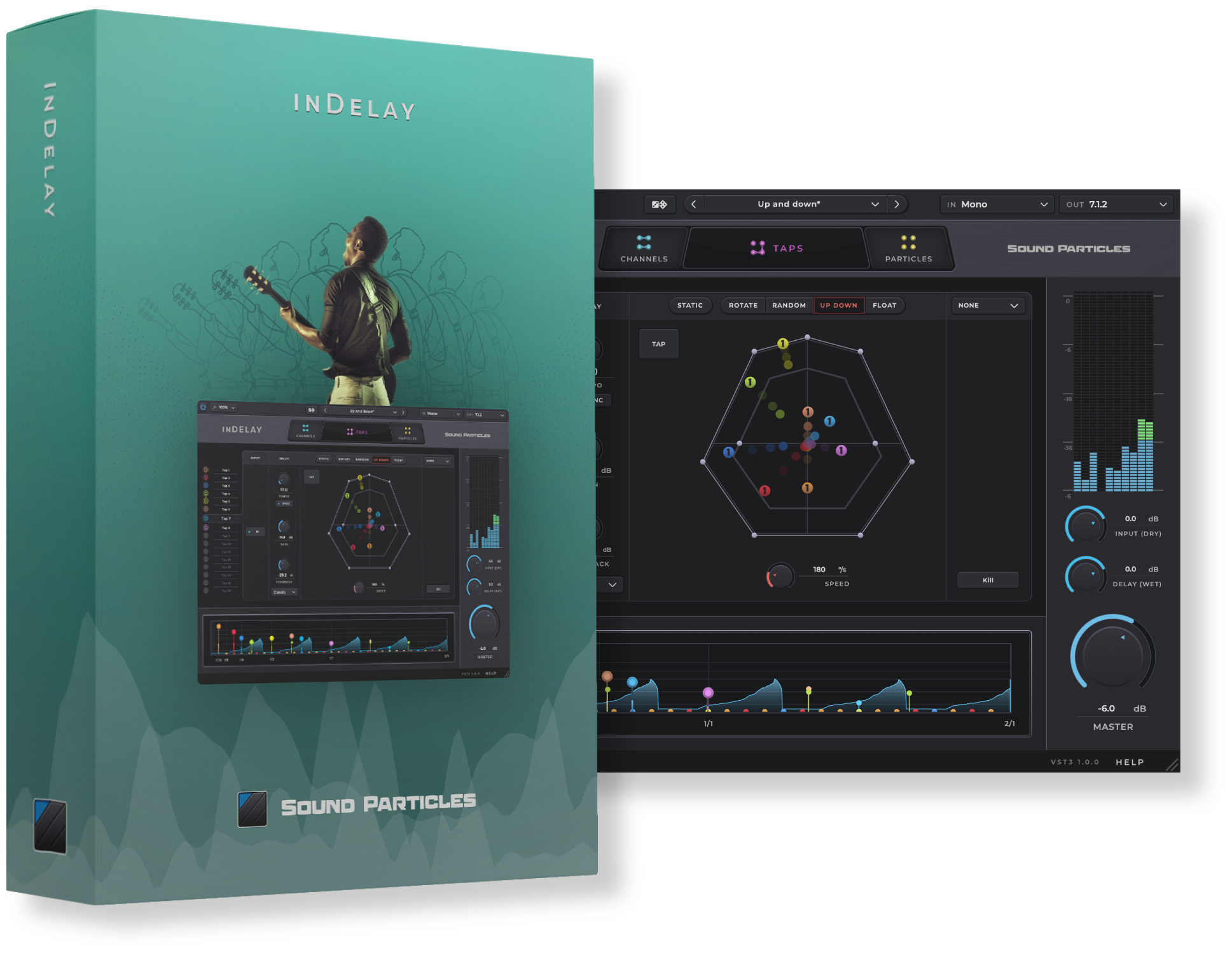 Sound Particles inDelay Perpetual Plugin (序號下載版)