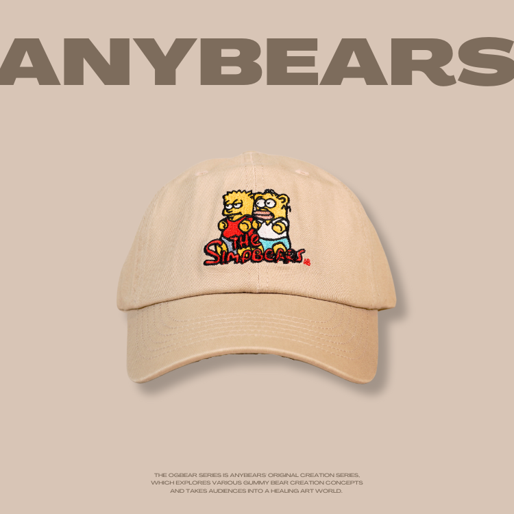 ANYBEARS®Simp s Bear Dad Cap 辛普熊 老帽