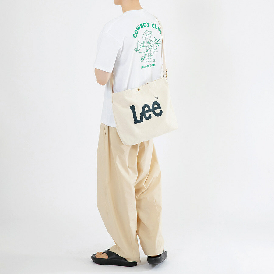 LEE 韓國限定 23SS TWITCH LOGO 2WAYS ECO BAG