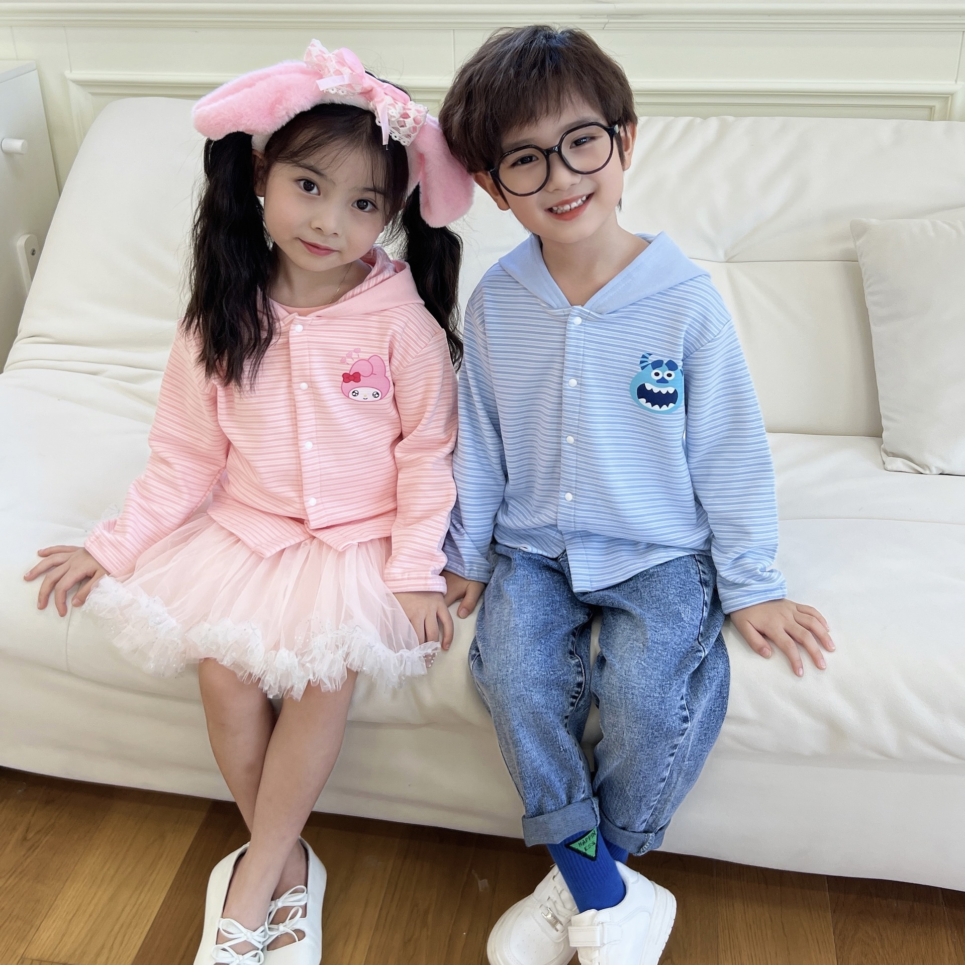 卡通立體耳朵外套S5392