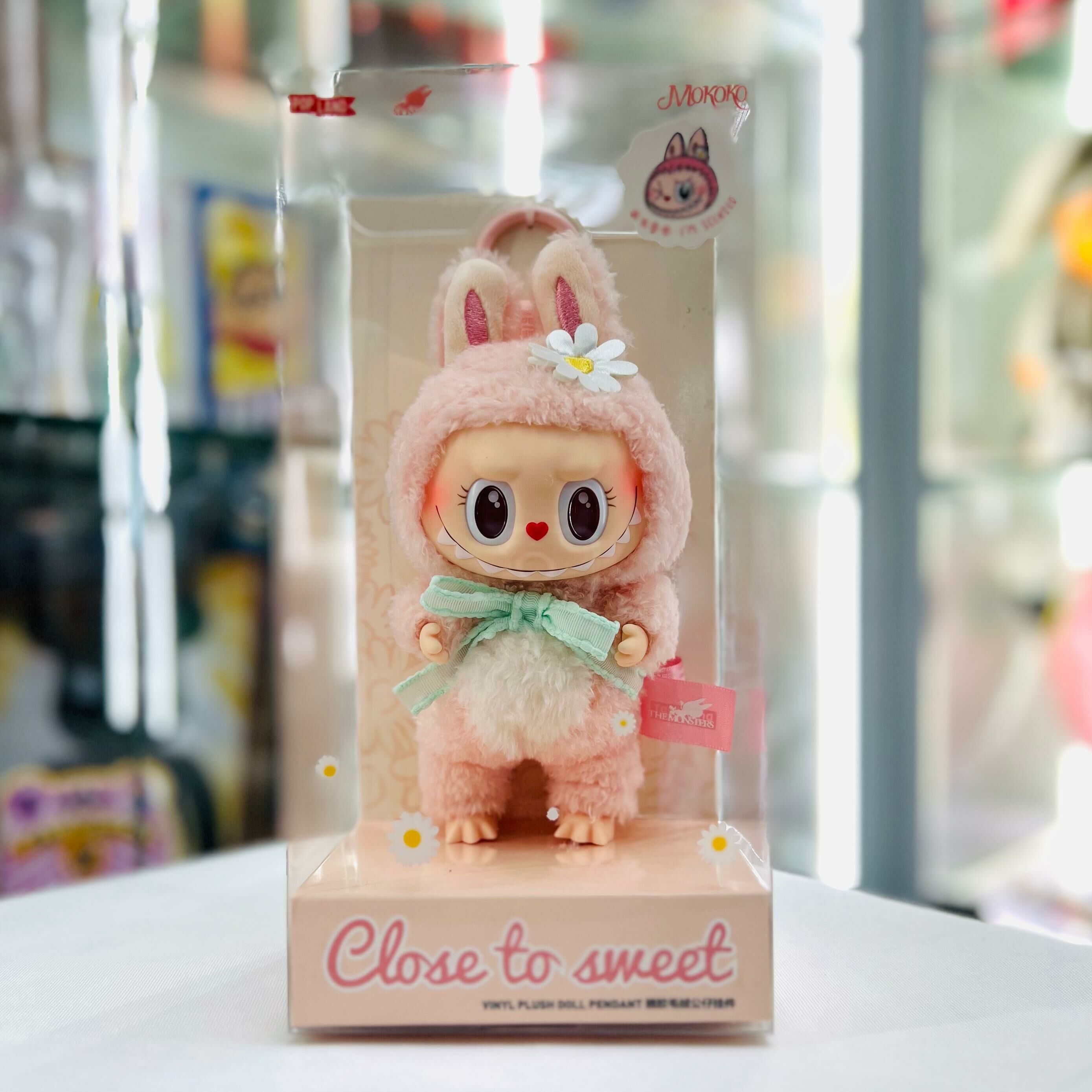 The Monster Mokoko Close to sweet Vinyl Plush Pendant-K
