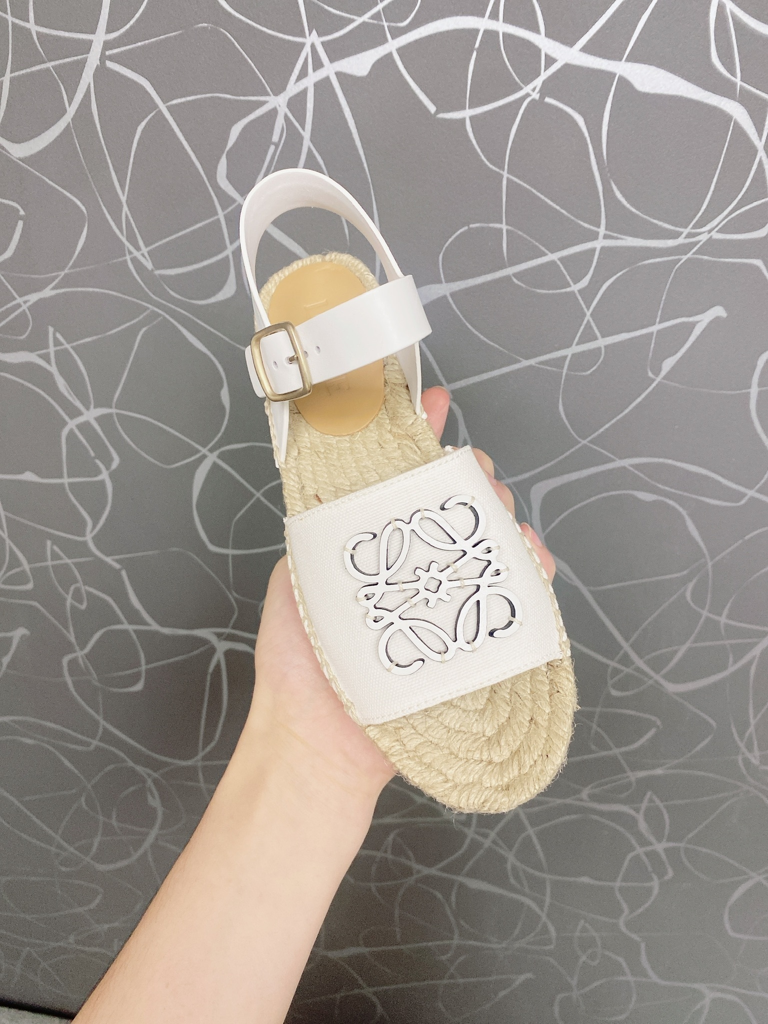 Loewe Embellished Platform Sandals Size 36