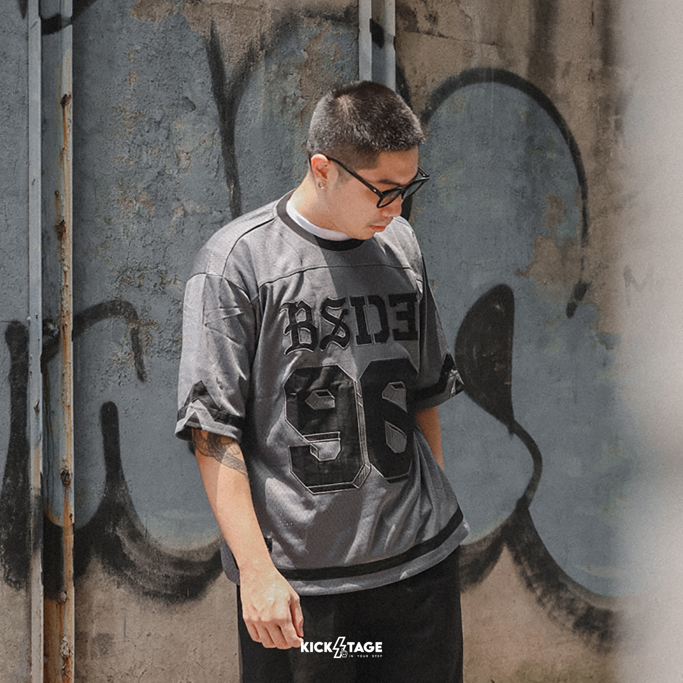 idealism x bside collaborations " BSide TEAM JERSEY " 灰