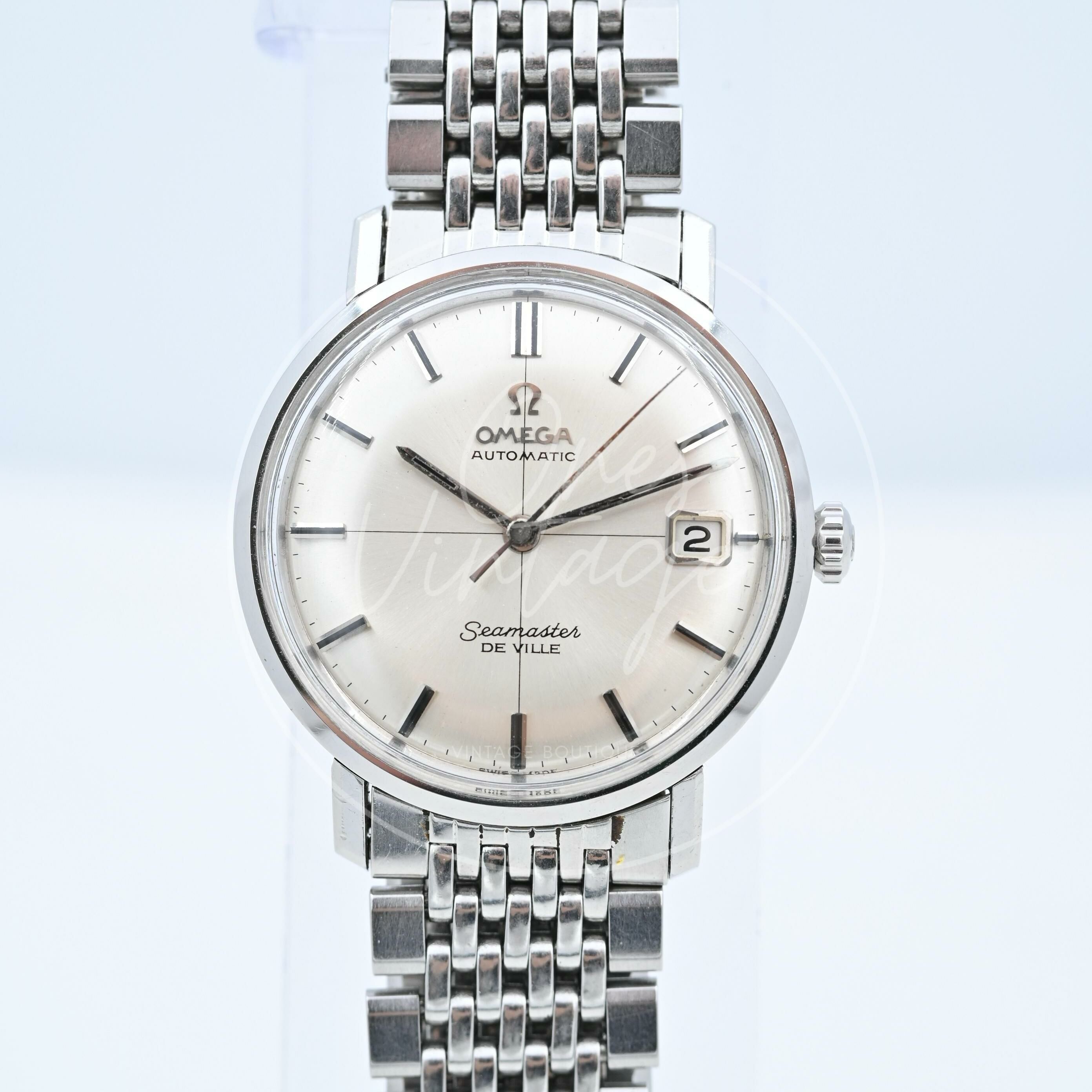 Omega Seamaster De Ville Crosshair Dial Watch