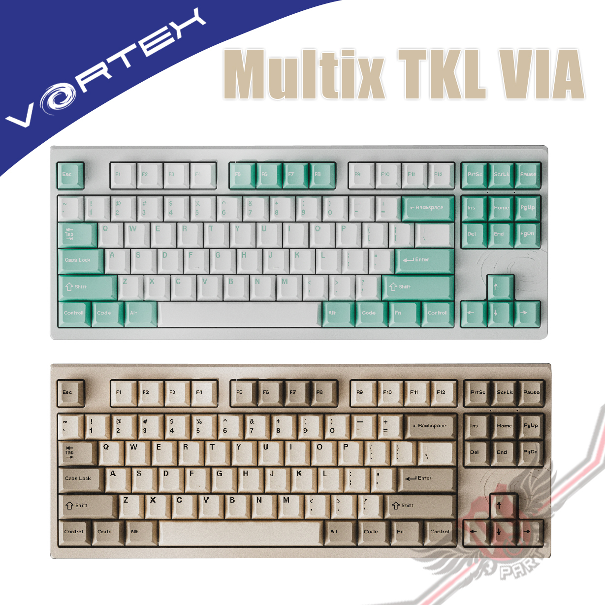 Vortex Multix TKL VIA 三模無線機械式鍵盤 藍芽5.0/2.4G/有線