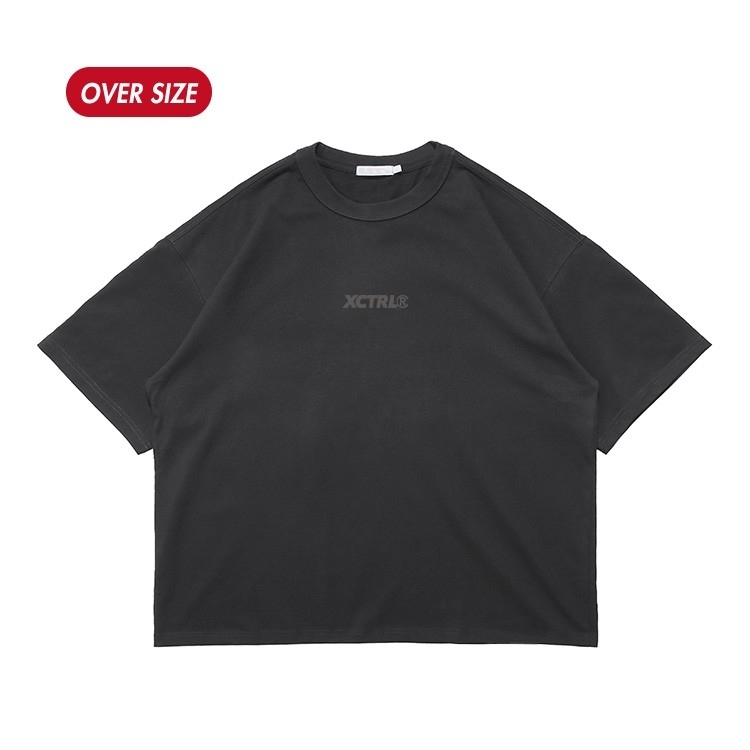 XCTRL 跟色標語球衣短T