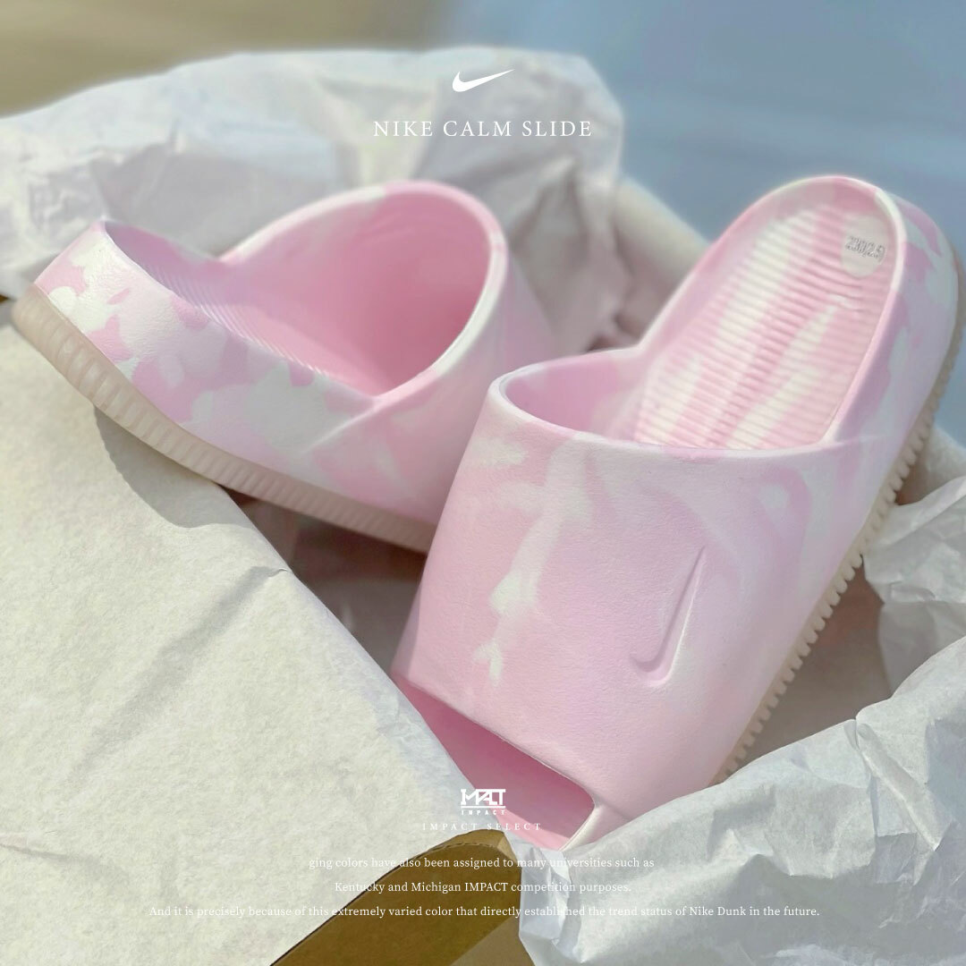 Nike Calm Slide 雲朵麵包 粉霞 拖鞋 FV5643-600