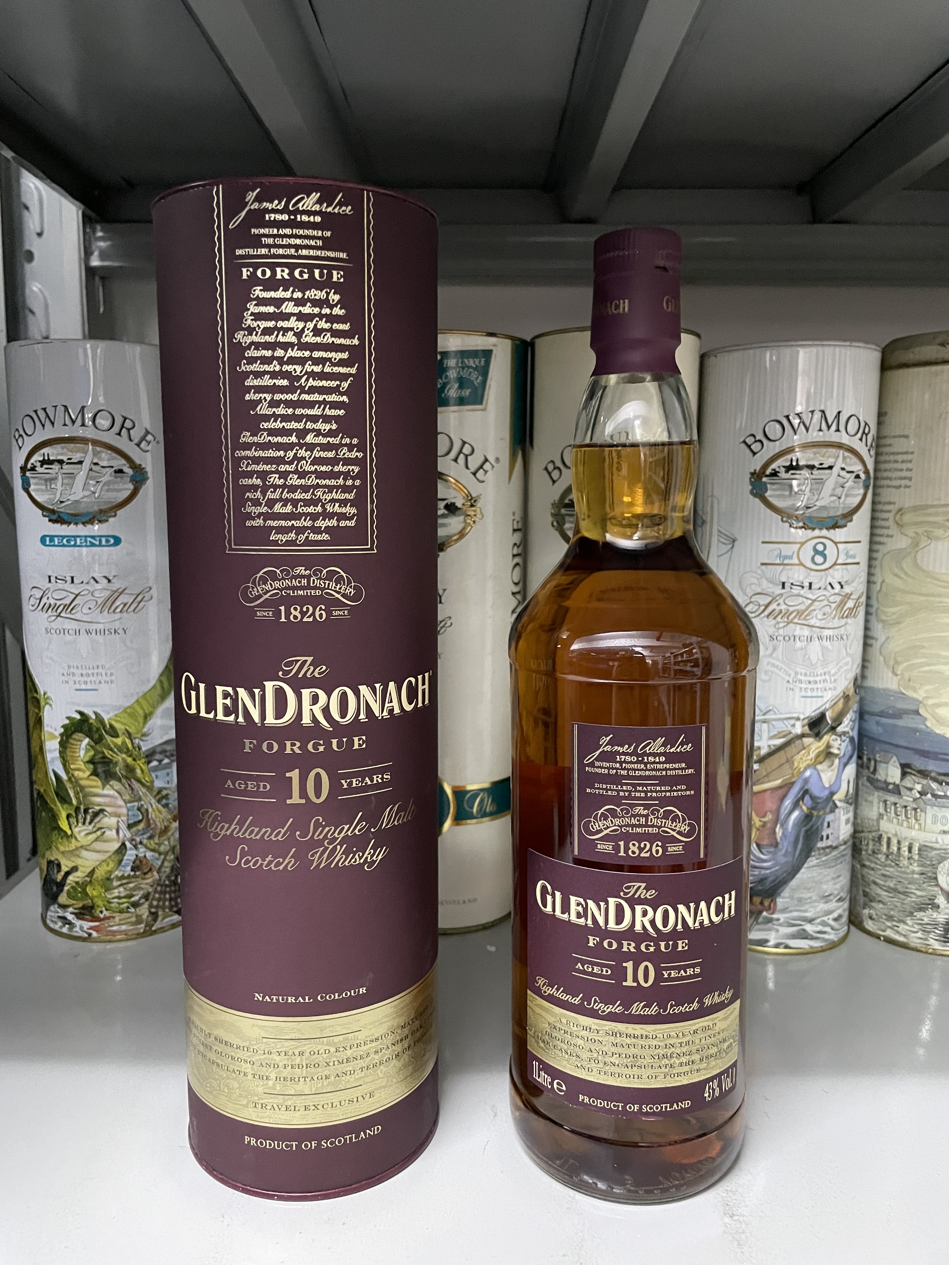 GlenDronach Forgue 10 Years Highland Single Malt Scotch