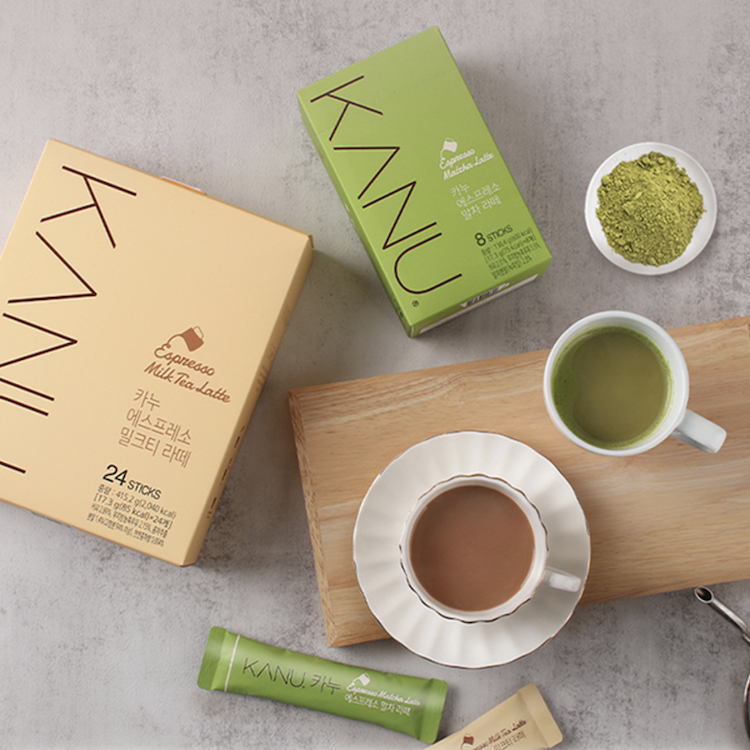 KANU COFFEE 孔劉咖啡 - 濃縮奶茶拿鐵 / 濃縮抹茶拿鐵 Espresso Milk Tea La