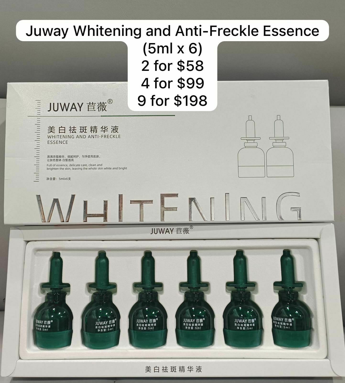 4 JUWAY WHITENING AND ANTI-FRECKLE ESSENCE (5ml x 6) (PO)