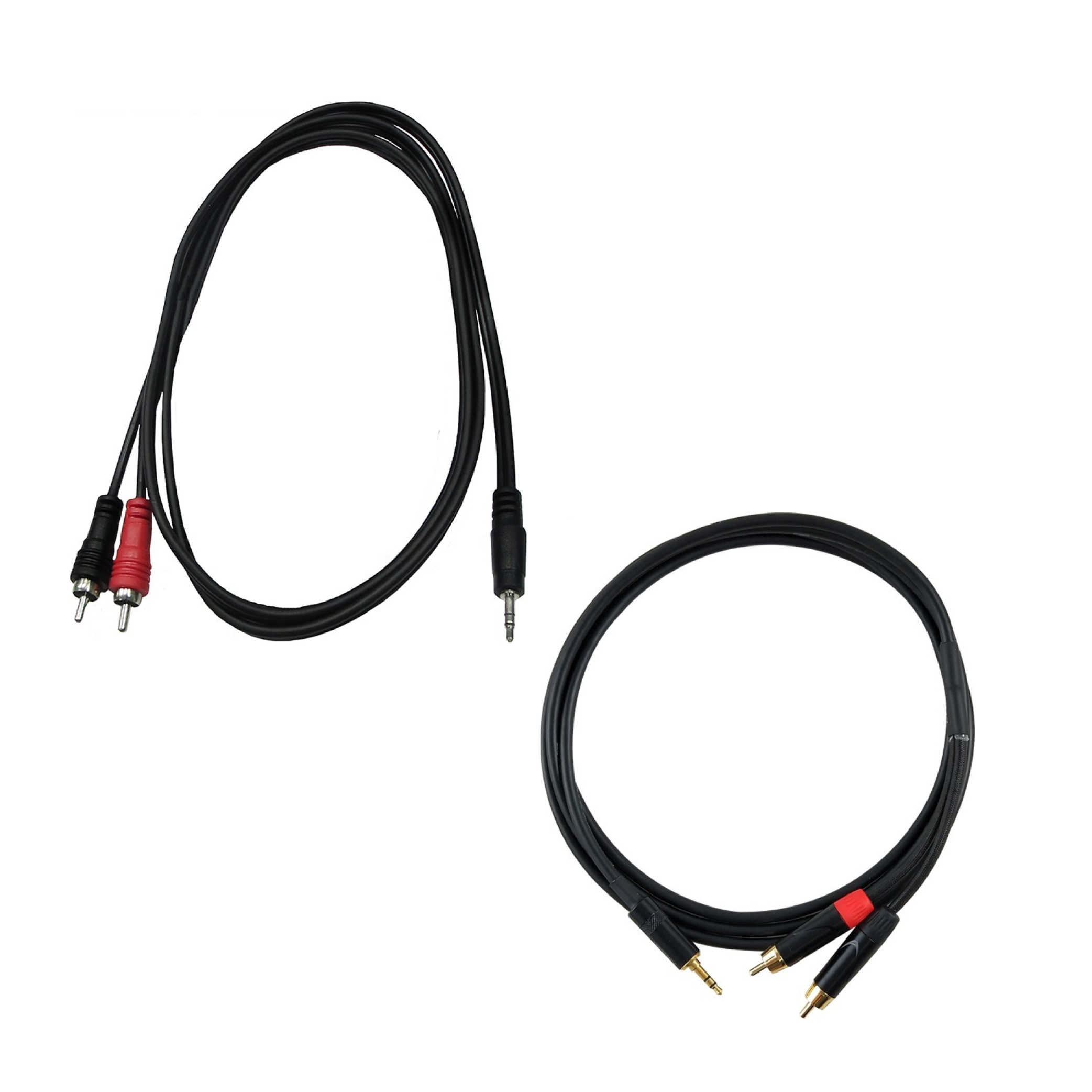 台灣品牌 / Y-PR-231 訊號線 mini TRS(3.5mm)-2RCA(兩種尺寸可選)