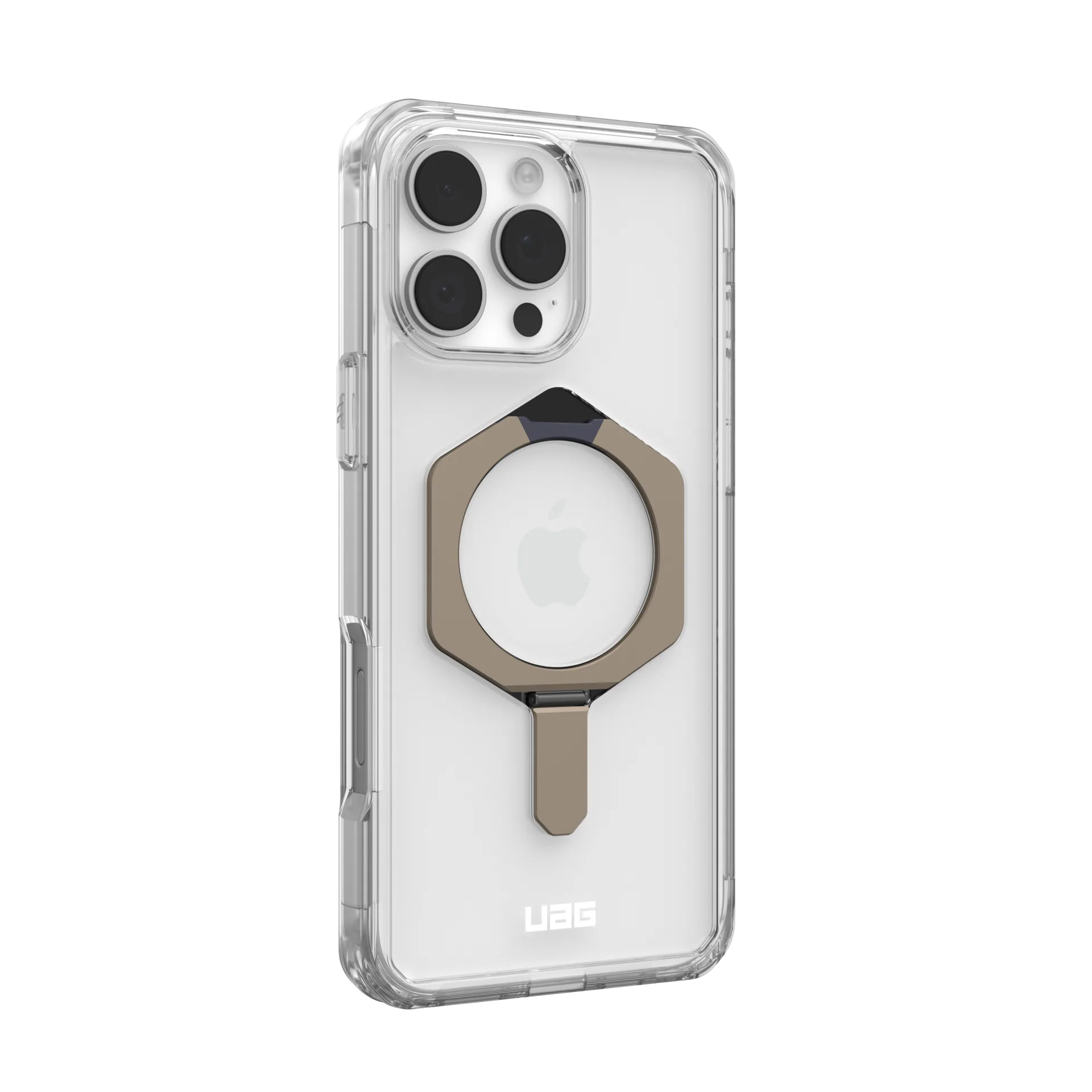 UAG｜iPhone 16 ProMax 磁吸耐衝擊支架全透保護殼