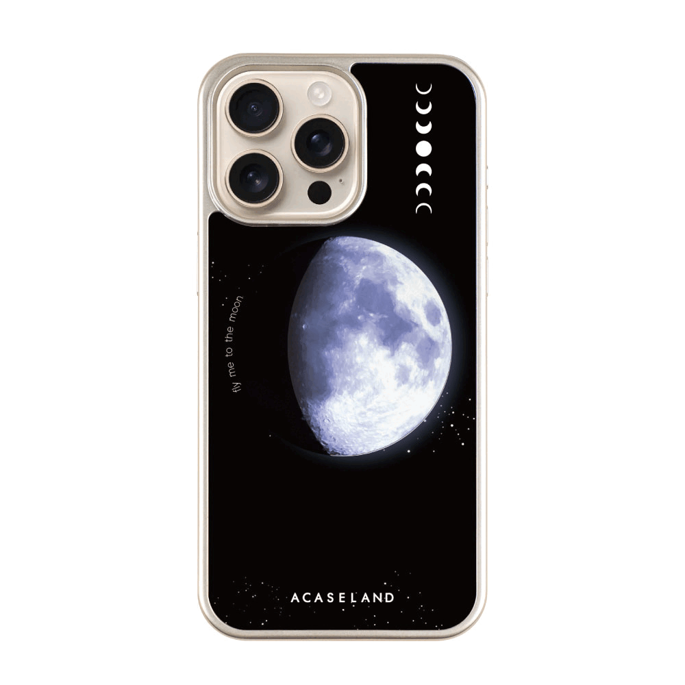 Customized | The Moon【Blue】Mirror Phone Case