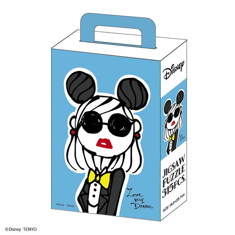 日本 Tenyo 預購 DiDiLa Chignon 米奇 315片拼圖（DG-315-122）