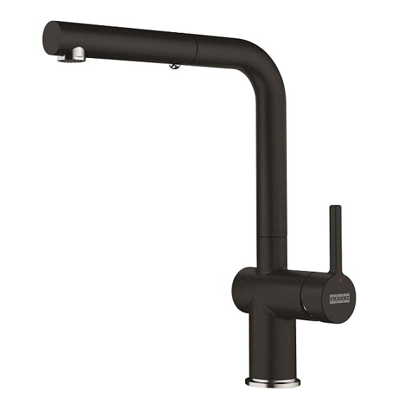 ACT-653N 瑪瑙黑伸縮花灑水龍頭 | 瑞士Franke