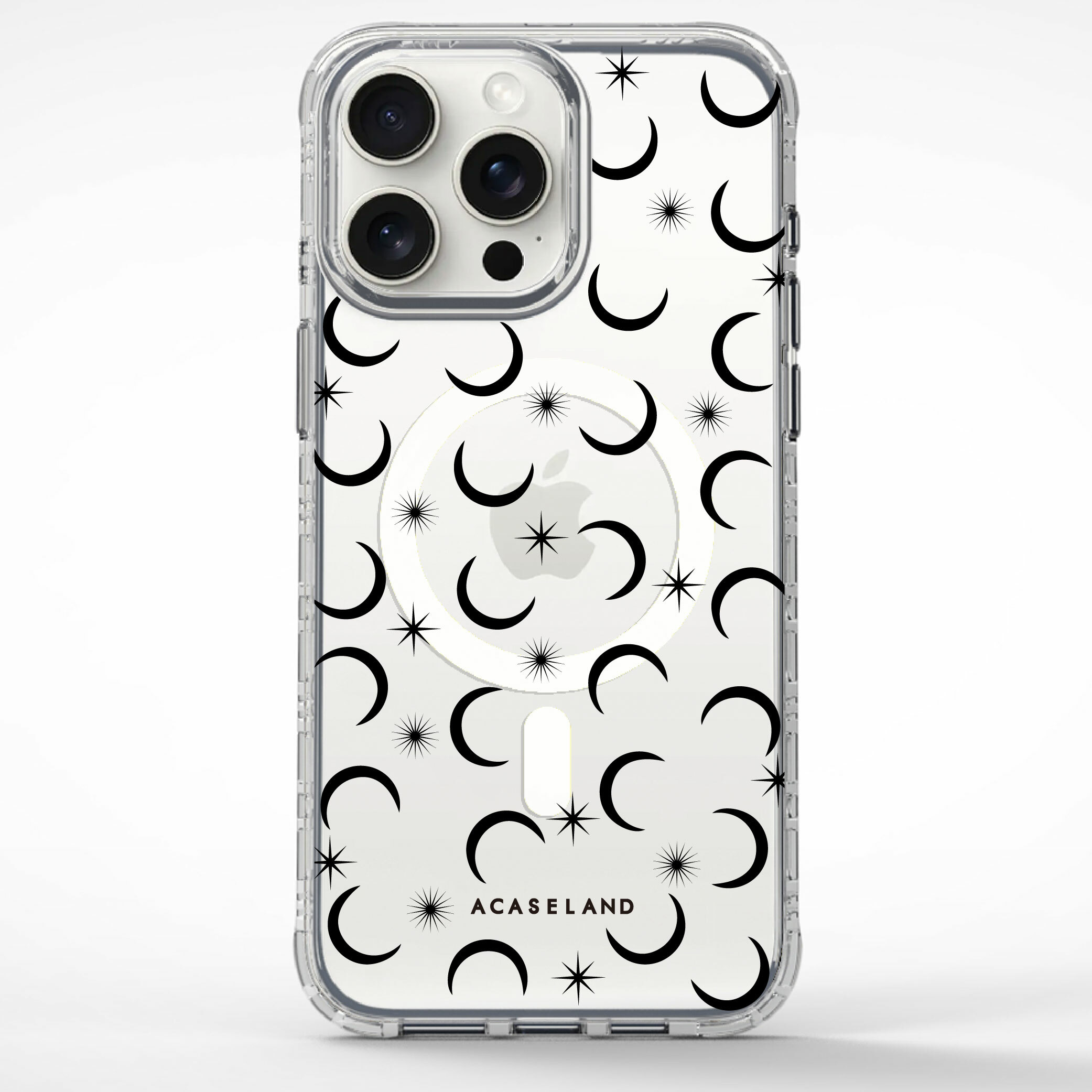 Customized | Crescent Moon Black Ver MagSafe Phone Case