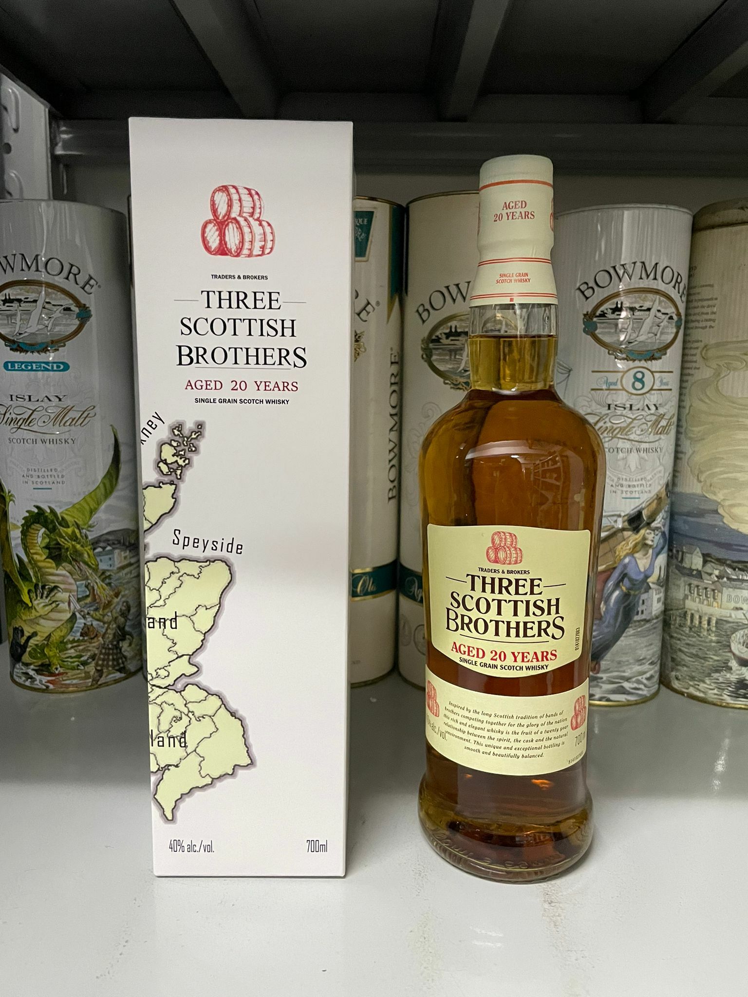 Three Scottish Brothers 20 Years Single Grain Scotch Wh