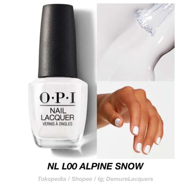 OPI Nail Lacquer Alpine Snow NL L00