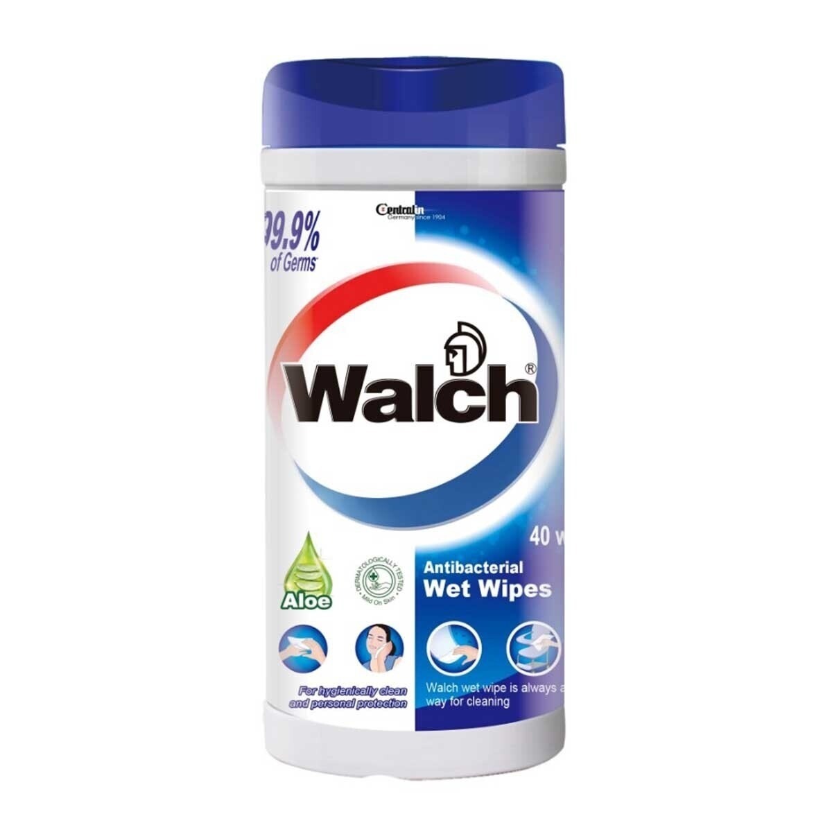Walch Multi-purpose Disinfectant Wipes 40 wipes