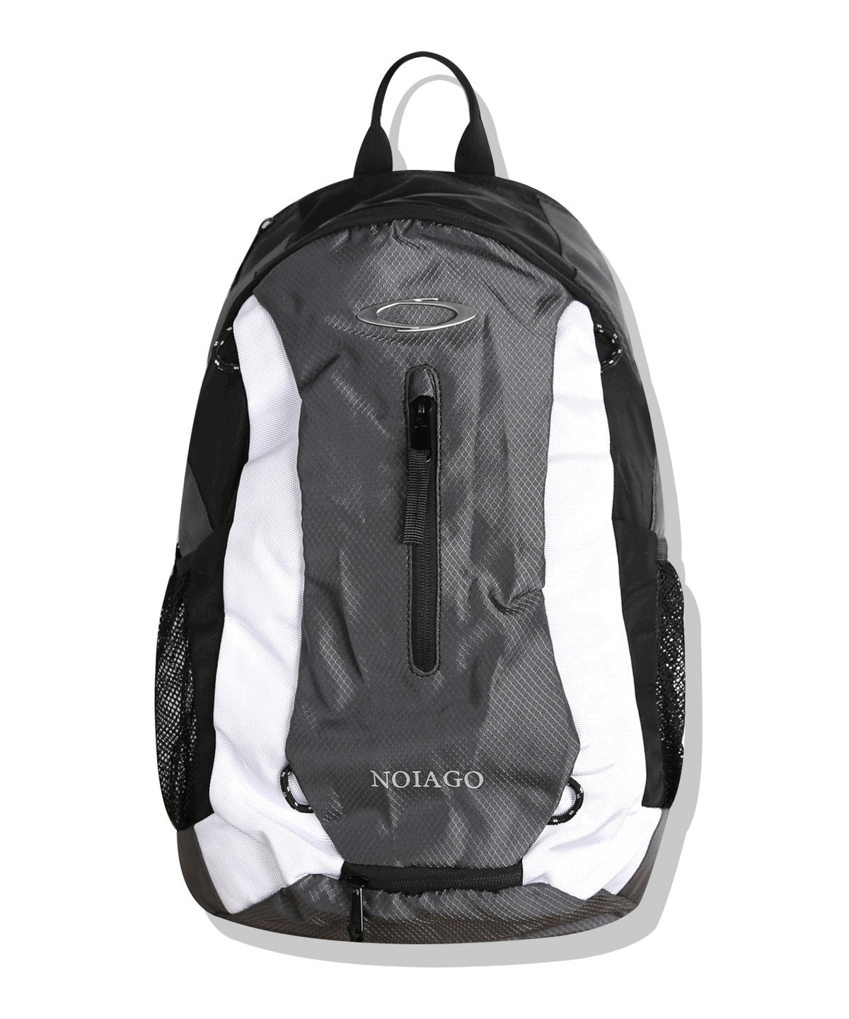(NOIAGO) MULTI LOGO BACKPACK (Black/Gray)