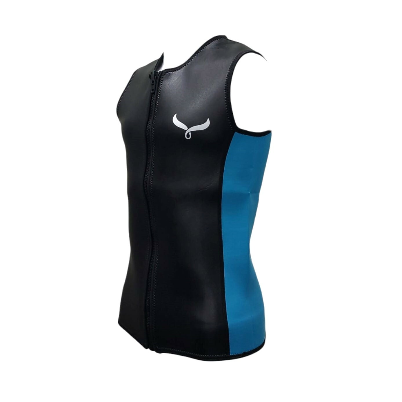 2mm Neoprene Sleeve-less Surf Jacket - Sky Blue