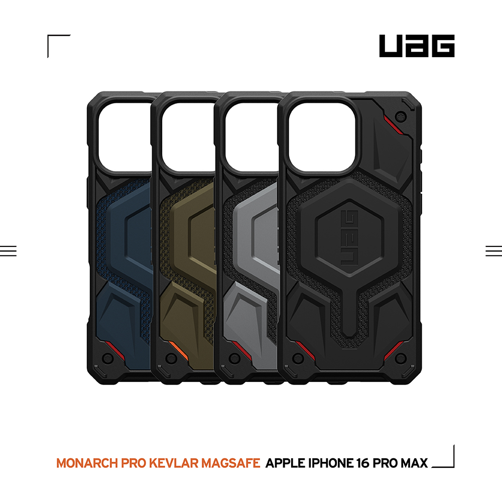 【UAG】iPhone 16 Pro Max MagSafe 磁吸式頂級特仕版耐衝擊保護殼｜原廠保固十年｜新色