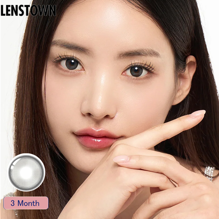 LENS TOWN Back to Basic DOLCEBABA Ash Gray 3個月即棄｜1樽1片