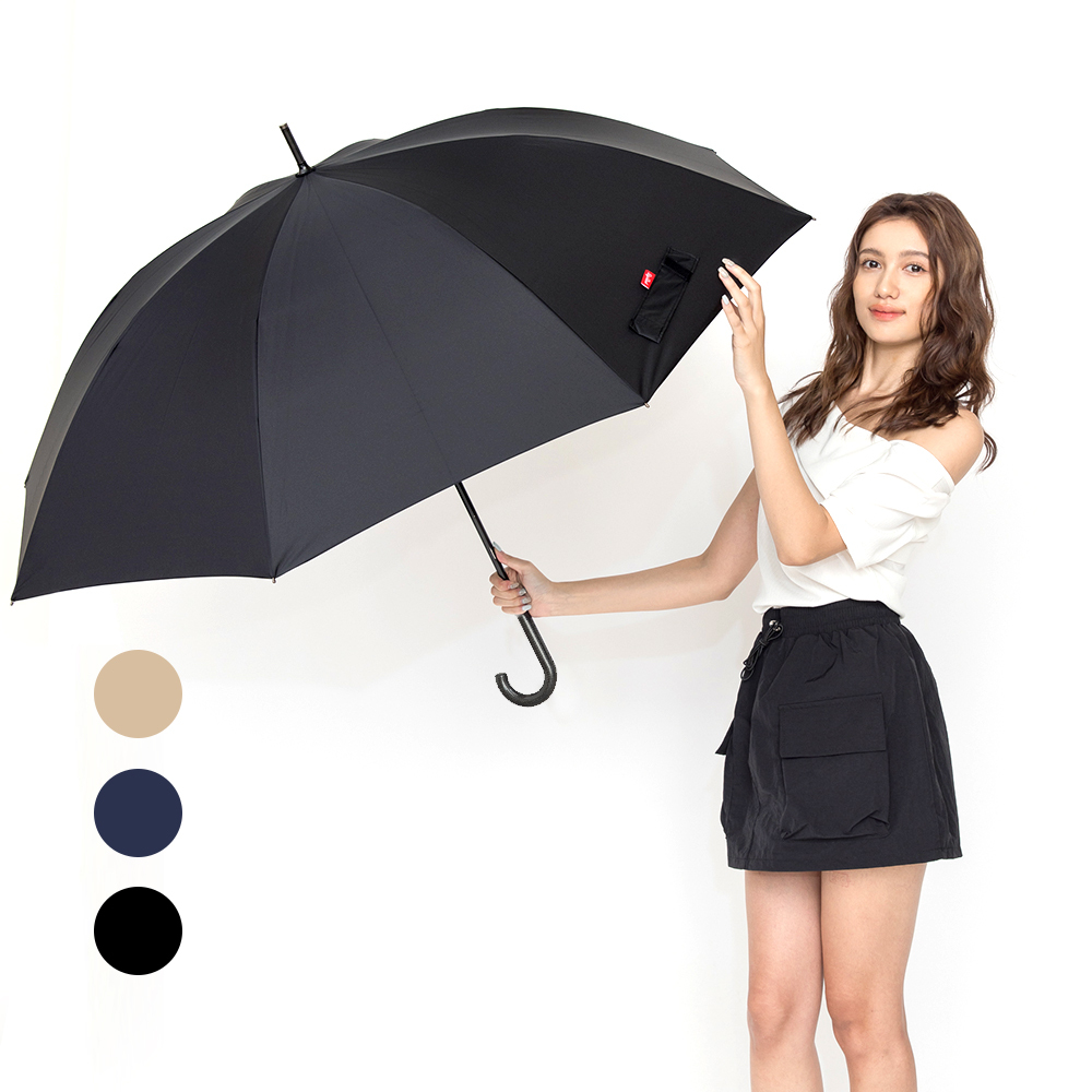 《BigRed 極度輕彎把高爾夫》69CM手開直傘-雨傘王UmbrellaKing，全台雨具專業品牌