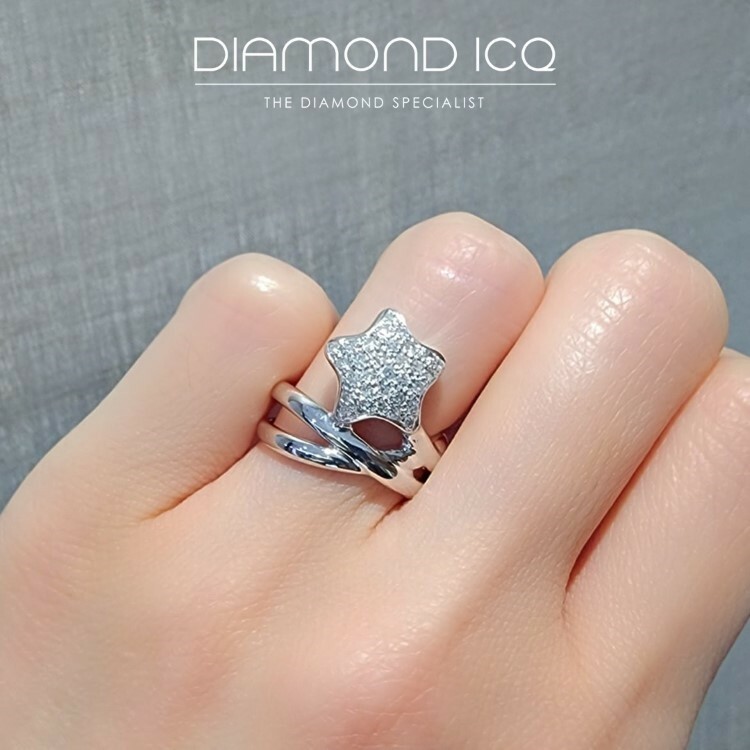 0.22ctw Round Diamonds Ring in 18K White Gold