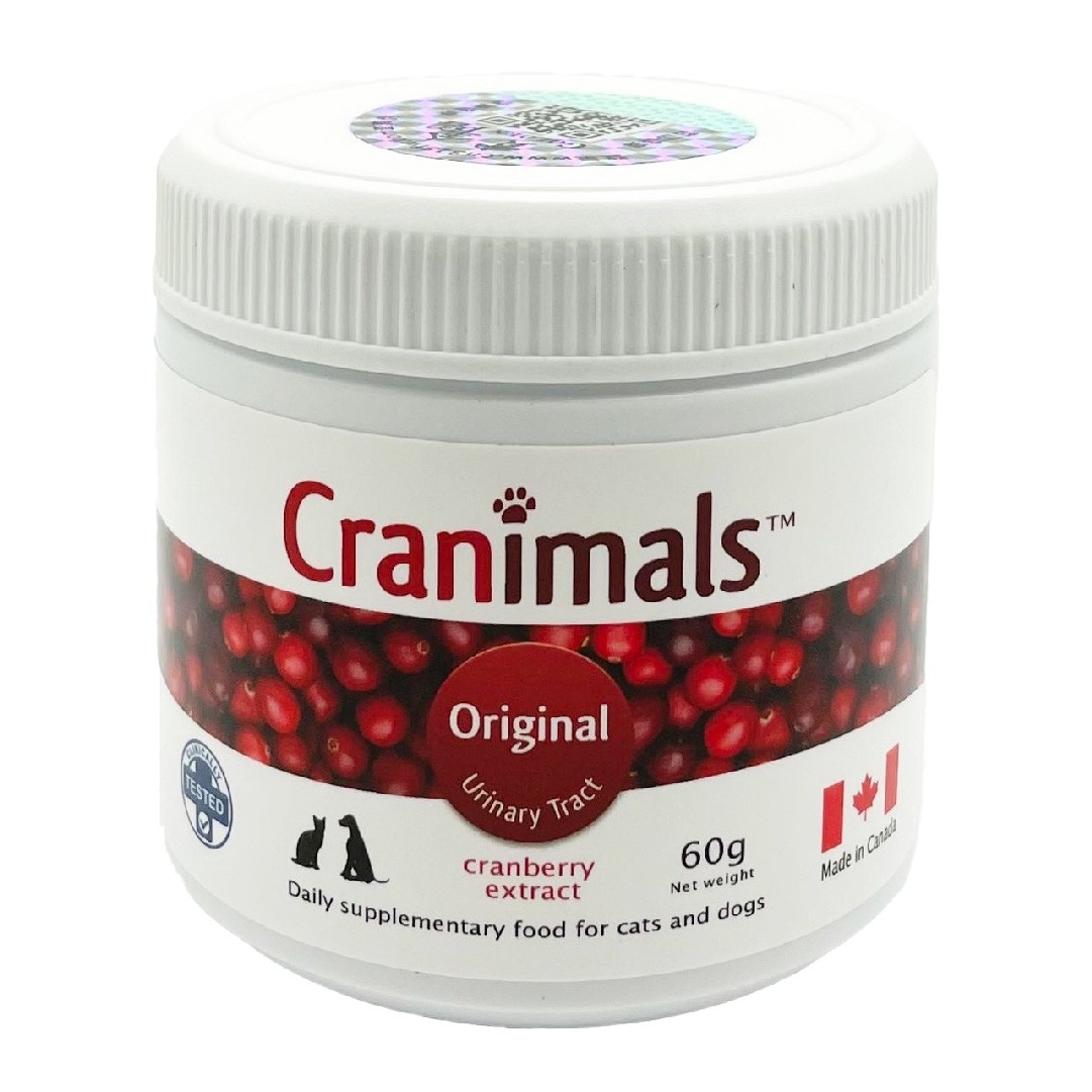 加拿大 Cranimals 克雷蒙｜超級莓果寵物泌尿腎臟保健品｜USDA有機認證