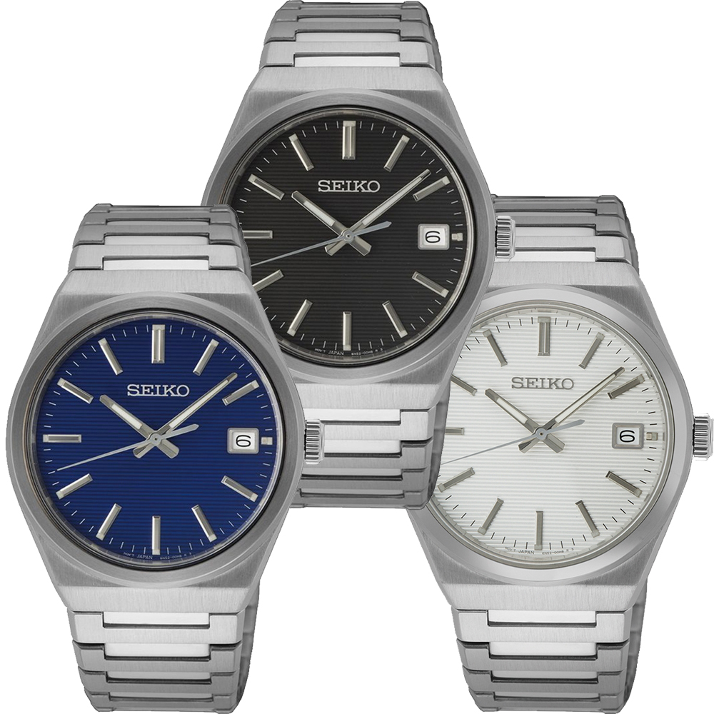 SEIKO精工 CS系列 簡約經典腕錶 SK014（SUR557P1／SUR555P1／SUR553P1）