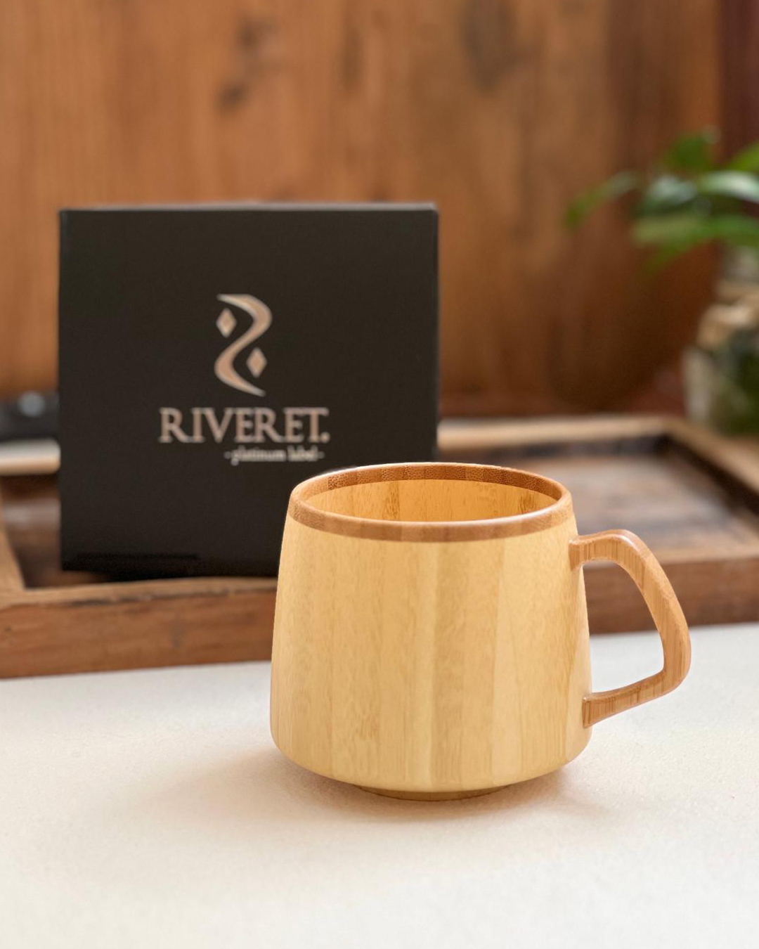Riveret 竹製咖啡角杯 白色(禮盒) | moli store 咖啡杯、咖啡壺