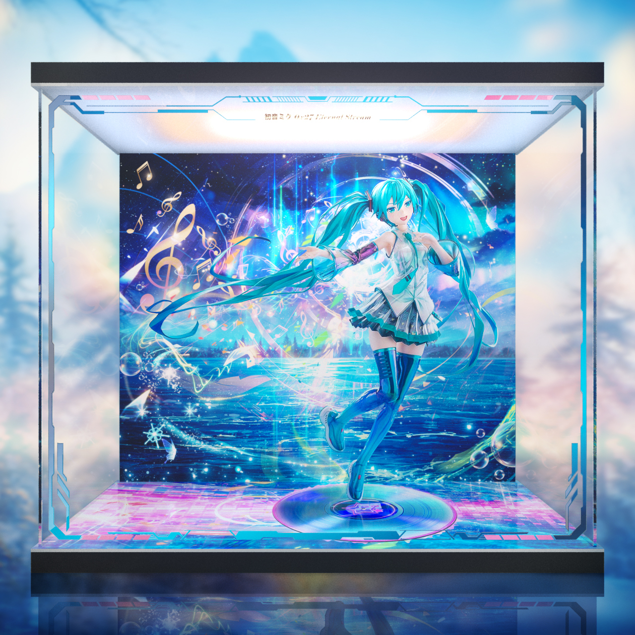 [AOWOBOX] 電子歌手系列 01 初音未來 0x27 Eternal Stream 展示盒