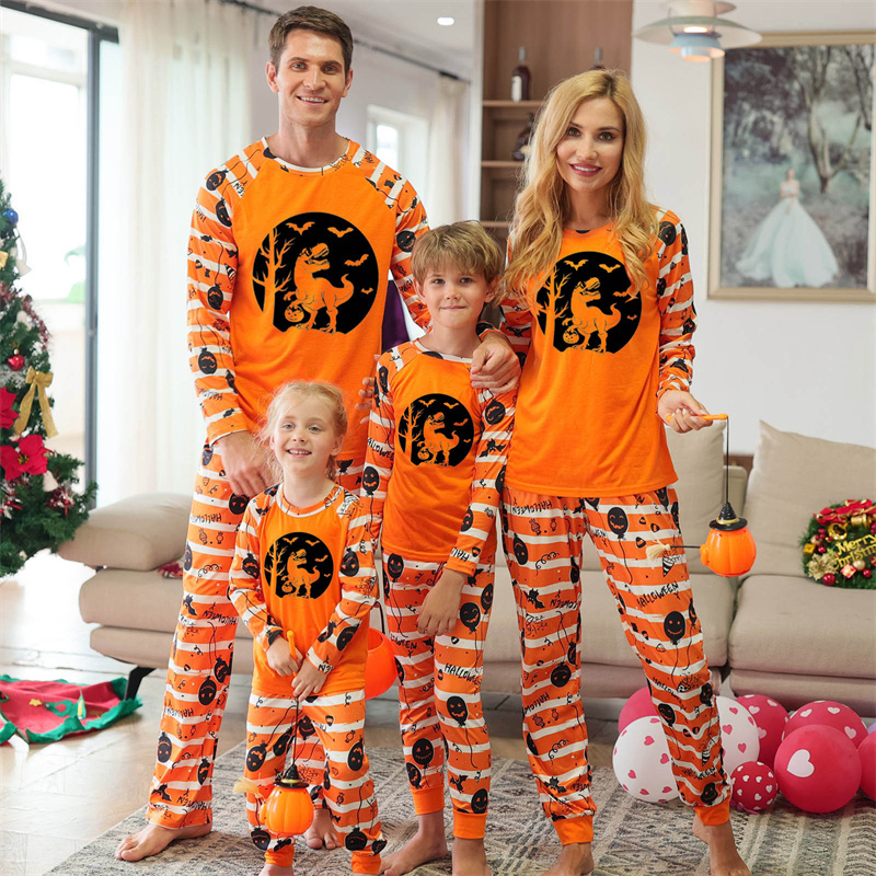 [TMH-66866] Halloween Pumpkin Parent-Child Clothing ...
