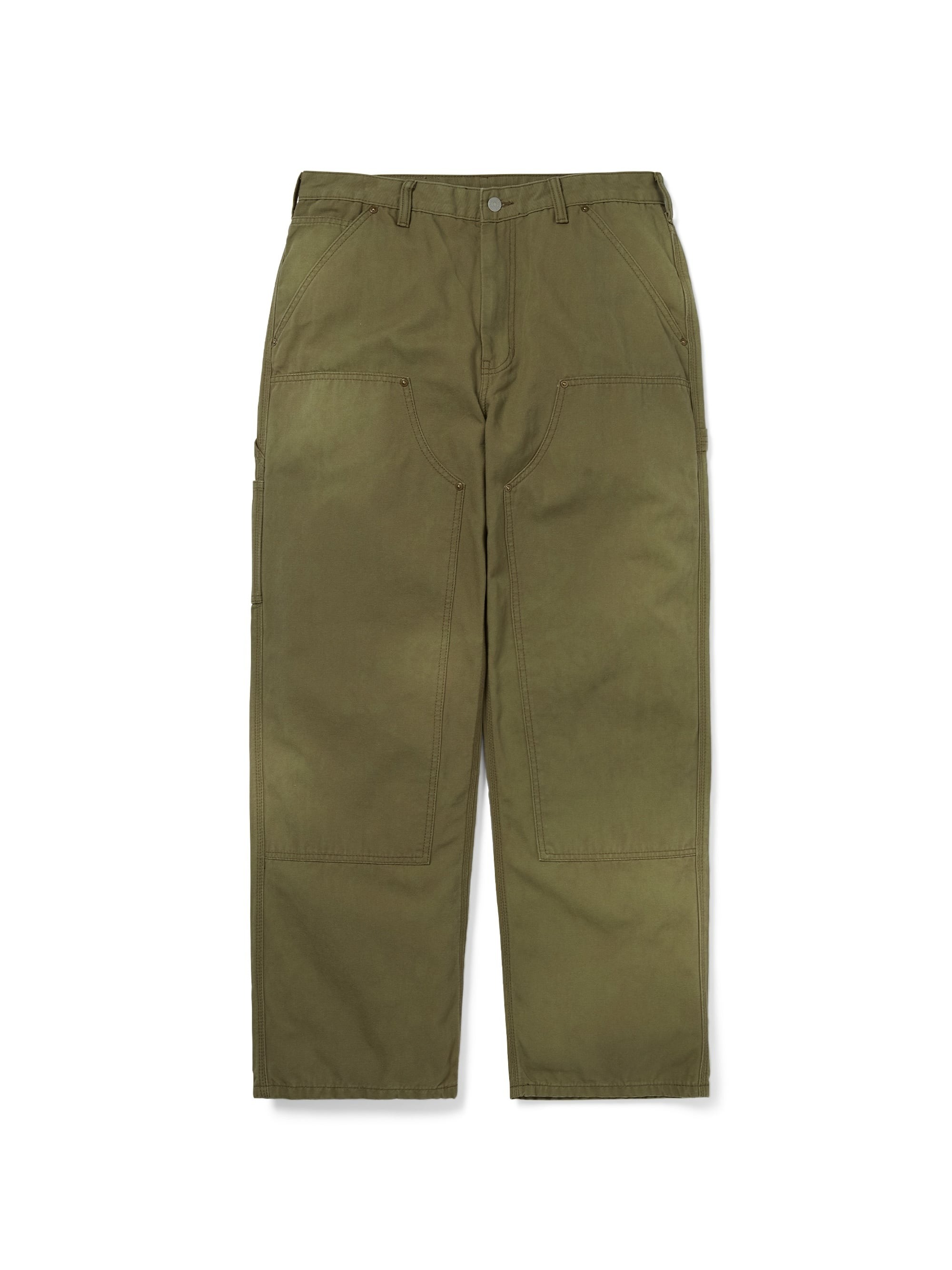 thisisneverthat｜Bleached Double Knee Pant Khaki