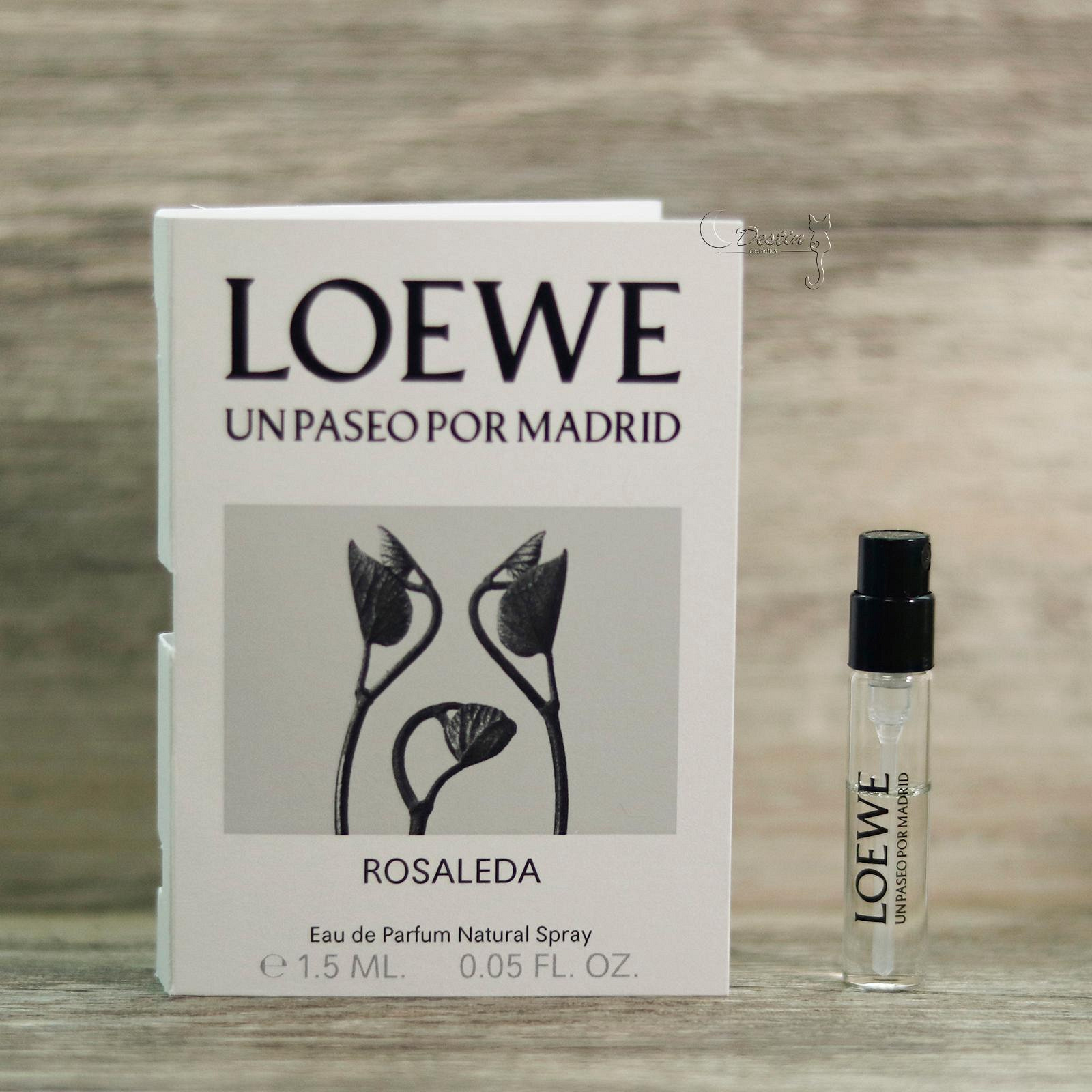 LOEWE 漫步玫瑰園 UPPM Rosaleda 中性淡香精 1.5mL 可噴式 全新 試管香水