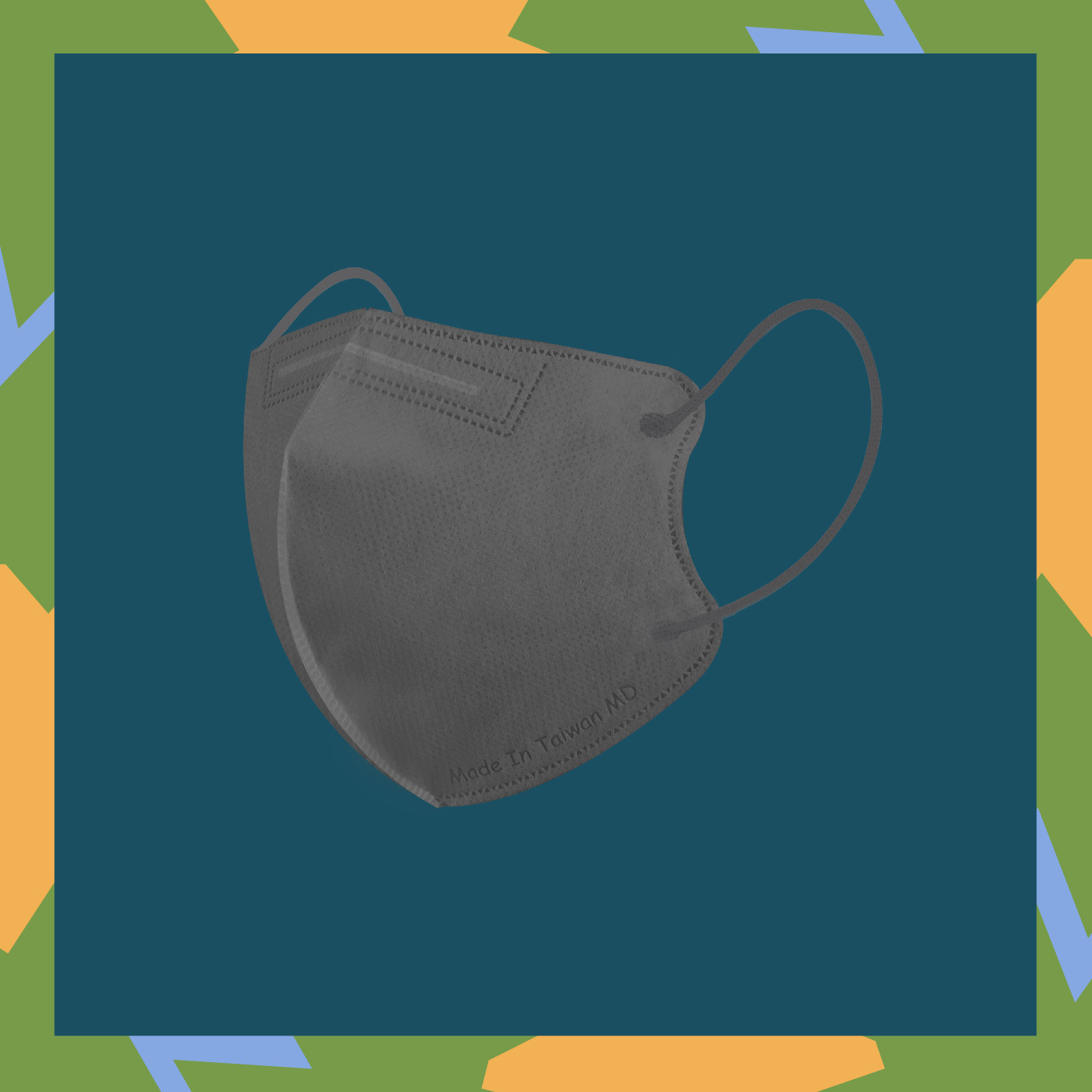 COMFZ康菲 立體醫療口罩 L(20入) - 宇宙灰