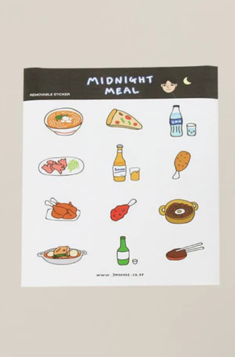 3MONTHS - 貼紙 MIDNIGHT MEAL