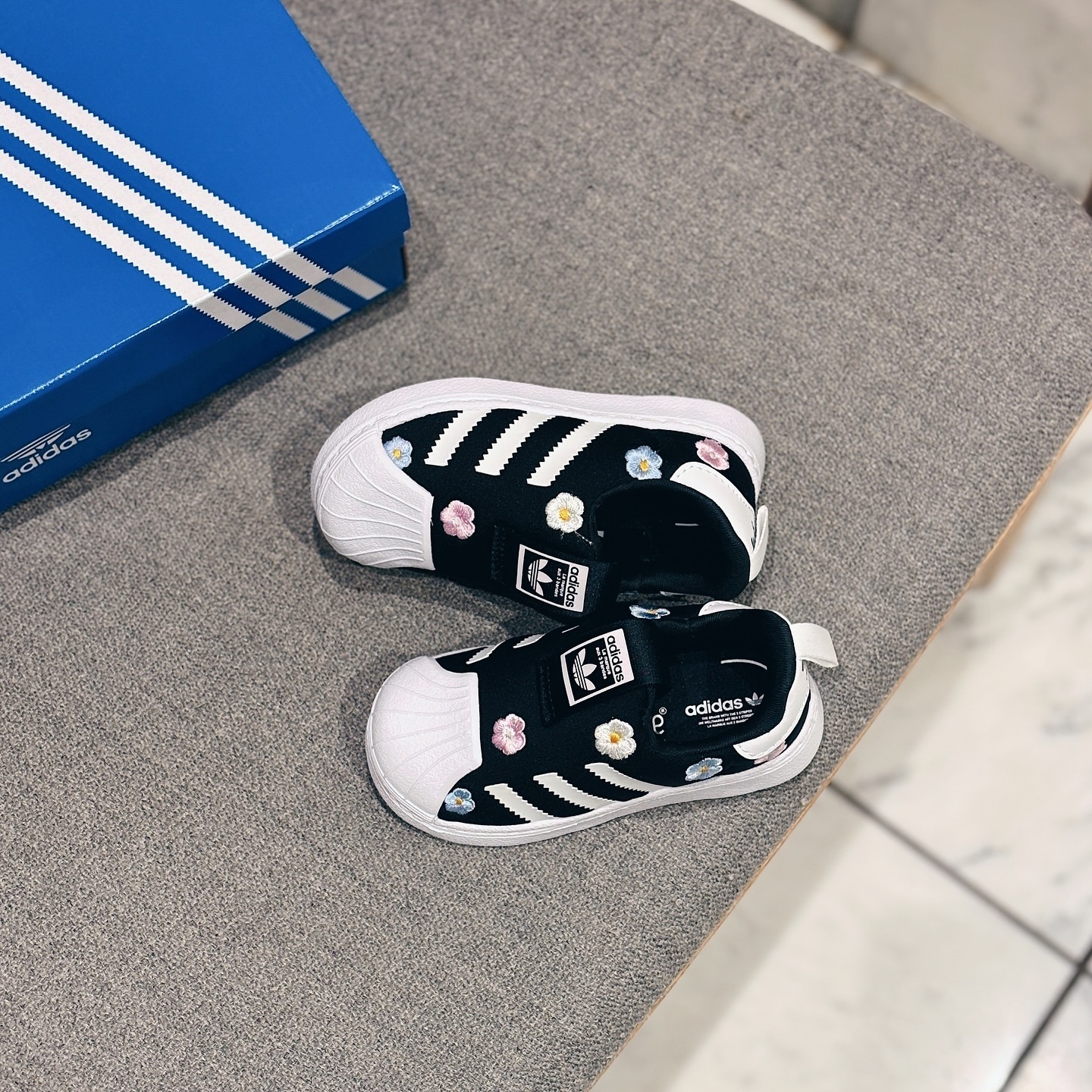 Adidas Superstar 360C 日本新發售 小花 黑色 小童 中童 童鞋 IG7041