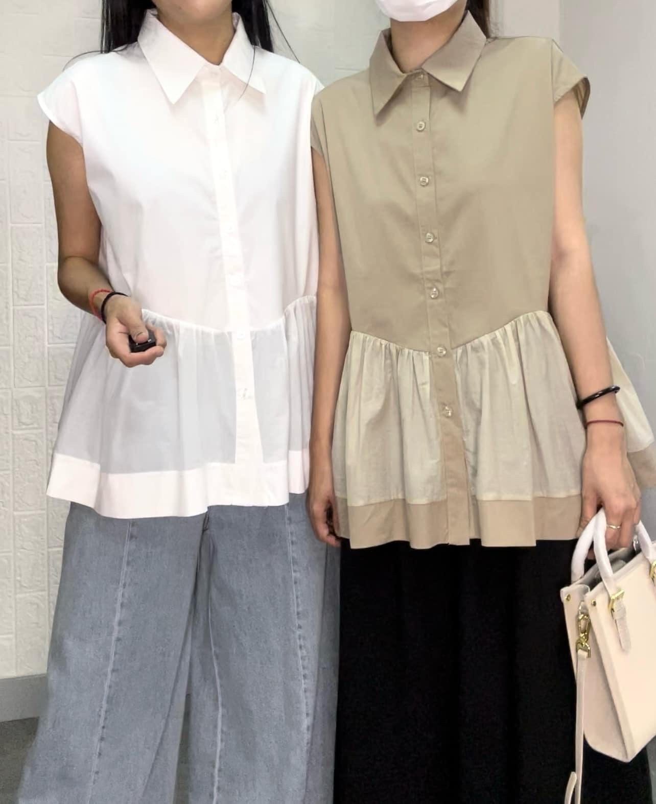 [ BoBo Smile ] BSP05 RUFFLE TOP