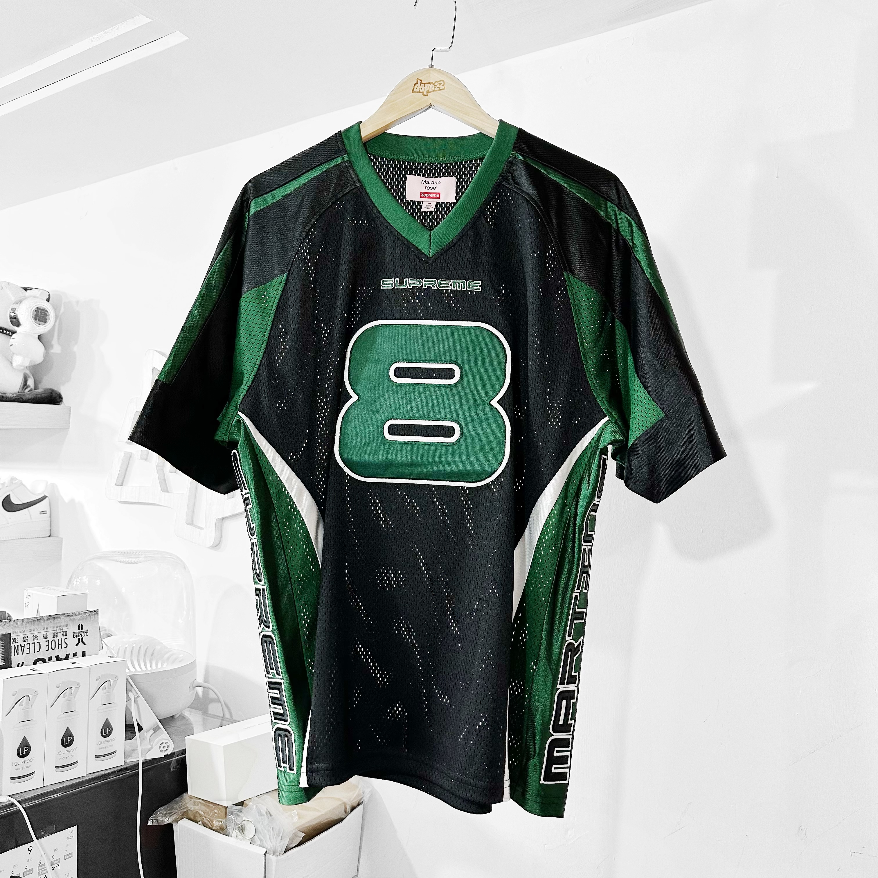 Supreme®/Martine Rose® Football Jersey Black Supreme®/Martine Rose® Football Jersey Black